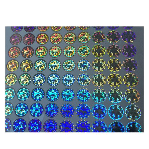Quality Anti Radar 3D PET Film Security Hologram Sticker for sale