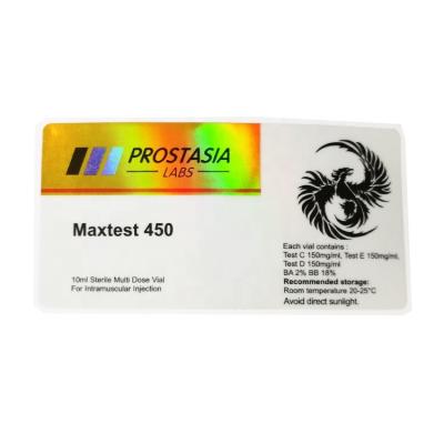 China Pantonekleur Prostasia Maxtest 450 10ml Vial Labels Te koop
