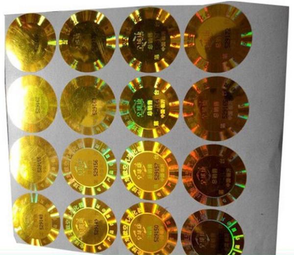Quality Anti Counterfeiting PET Film 3D Holographic Stickers for sale