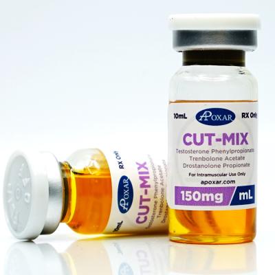 China Apoxar Cut Mix 150mg/ml Test / Tren / Masteron Blend vial Vial Labels for sale