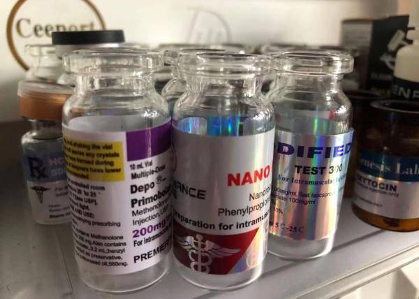 Quality Oxandrolone Ananvar Oral Labels With Laser Pet Materail Labels And Boxes for sale