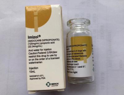 中国 Imizol ImidocarbのDipropionate 12 Mg/Mlプロピオン酸 ラベルおよび箱 販売のため