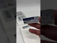 Strong Adhesive Vinyl 10ml Vial Labels For Testo E  Brand  Nano Labs With Laser Shinny Effect