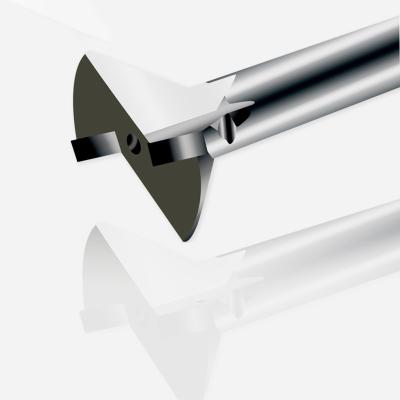 China Chamfering Knife Carbide Toolin Acrylic Polishing Machine  Plexiglass Cutting Tools 45 Degree Bonded Trimmer For Acrylic for sale