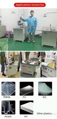 Cina Macchina automatica per smussatura e lucidatura mini elettrica a 45 gradi in PMMA PS acrilico medio con motore da 3KW in vendita