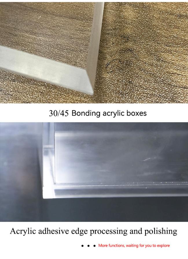 China Saide Brand Automatic Feeding Acrylic Rounded Edge Polishing Machine, R3 Rounded Corner Trimming Machine Acrylic Chamfering Machine