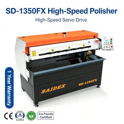 China High Speed 0-2m/min 3.5kw Power Acrylic PMMA Polishing Machine with 1350mm Work Area for sale