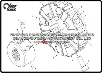 China Máquina escavadora  330D 330D & 330D L EAH00001- posto ACIMA pelo sistema hidráulico 2870169 do motor C9 à venda
