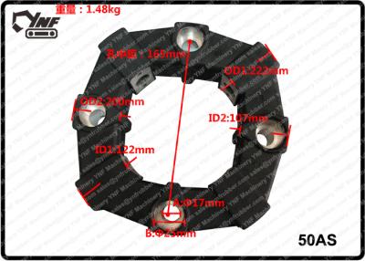 China YNF CF-A Model Size 50 50A Excavator Flexible Rubber Coupling for Hydraulic Pump for sale