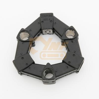 China Size 25 Natural Rubber Excavator Coupling with 6 Months Warranty and Flexible Design for sale