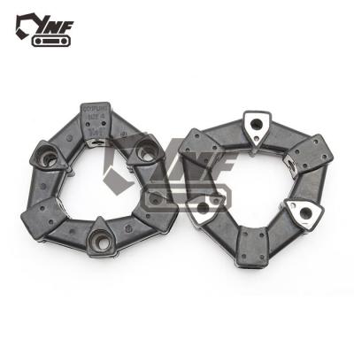 China Size 25 Natural Rubber Excavator Coupling with 6 Months Warranty and Flexible Design for sale