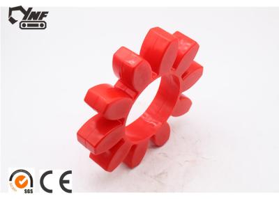 China Flexible Excavator Engine Parts PU Rubber Spider Coupling Standard Or Nonstandard for sale