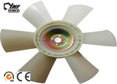 China Duurzame KATTENe320 320B 320C Plastic Koelventilator Zes Blad voor de Motor van Graafwerktuig Te koop