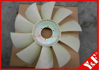 中国 6 穴の幼虫の掘削機の予備品 E320D の掘削機の冷却ファンの刃 740-127-152-6T10 販売のため