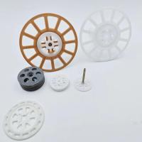 China 50MM PP PE Plastic Insulation Washers - ISO9001 Certified Split Nail Washers for Roof/Wall Construction for sale