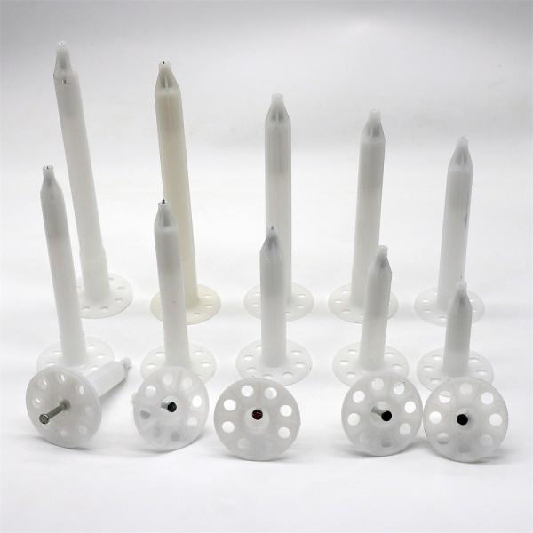 Quality Thermal Foam Insulation Fasteners Hdpe Pe Rigid Insulation Anchors 50mm Diameter for sale