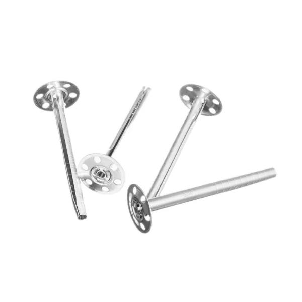 Quality Various Sizes Cylindrical Metal Insulation Anchors For Exterior Wall Insulation for sale