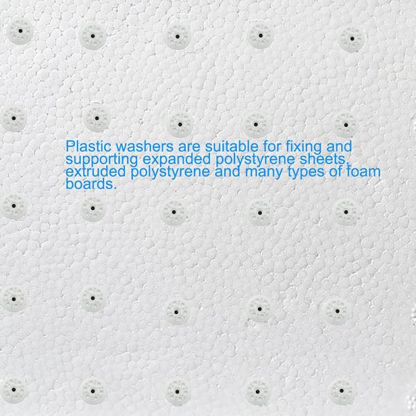 Quality Excellent UV Resistance Insulation Nail Washer For Tensile Strength 10 MPa Insulation for sale