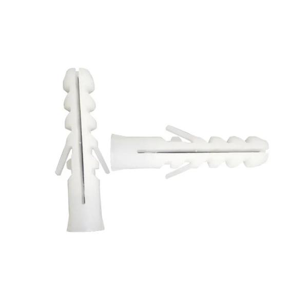 Quality DIY Projects Plastic Expansion Plug Cylindrical And Customizable Expansion Anchor Plastic for sale