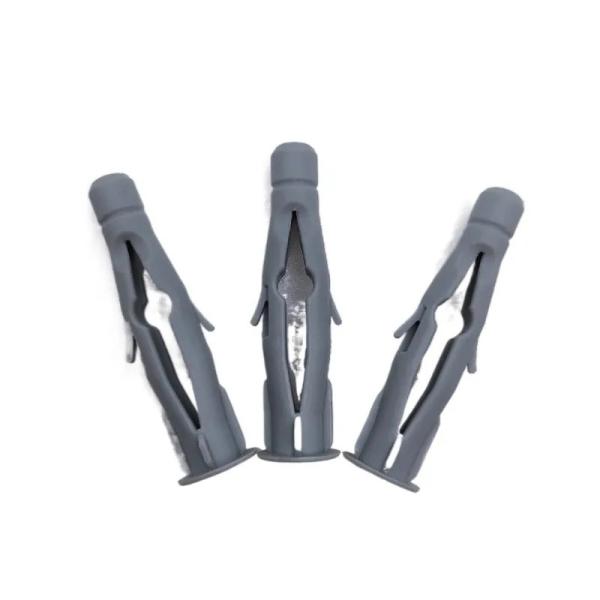 Quality Strong Ribbed Drywall Anchors For Securing Insulation Materials To Concrete Bright Finish for sale