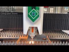 Cutting 3mm Carbon Steel by Fiber Laser Cutter Machine