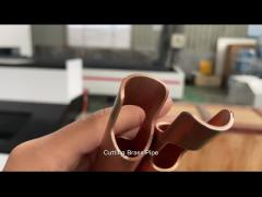 Cutting Tube Pipe Metal by Fiber Laser Cutter Machine