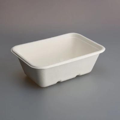 Cina La bagassa di canna da zucchero compostabile ecologica da 750 ml estrae i contenitori con il coperchio in vendita