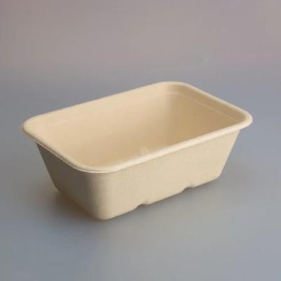 Cina La bagassa di canna da zucchero compostabile ecologica da 750 ml estrae i contenitori con il coperchio in vendita