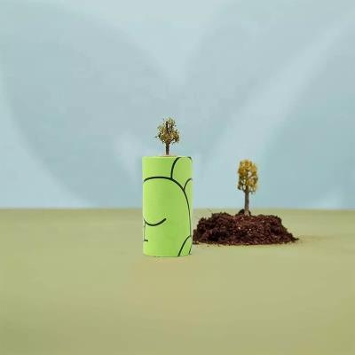 Cina Sacchetti per rifiuti biodegradabili stampati personalizzati sostenibili Sacchetti per cacca di gatto compostabili in vendita