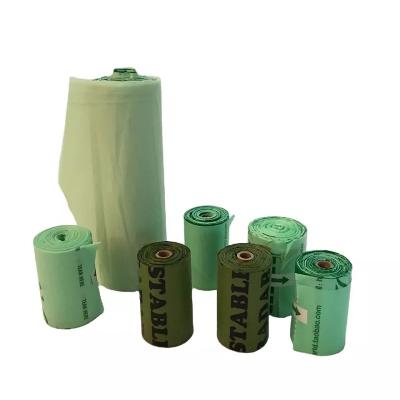 Cina Sacchetti biodegradabili piccoli dell'hotel Sacchetti compostabili della cacca del cane di plastica PBAT PLA in vendita