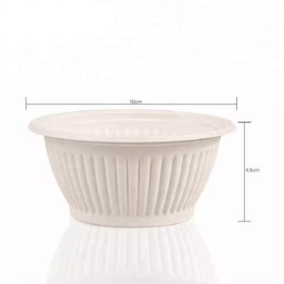 Cina 200 ml 6 once biodegradabile zuppa di carta usa e getta cibo amido di mais ciotola sostenibile in vendita