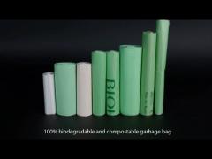 Sustainable Custom Printed Biodegradable Small Trash Bags Compostable Cat Poop Bags