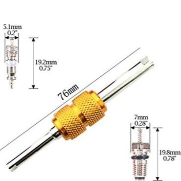 China Air Conditioner A/C Schrader Valve Core Car R12 R134a Refrigeration Tire Valve Stem Core for sale
