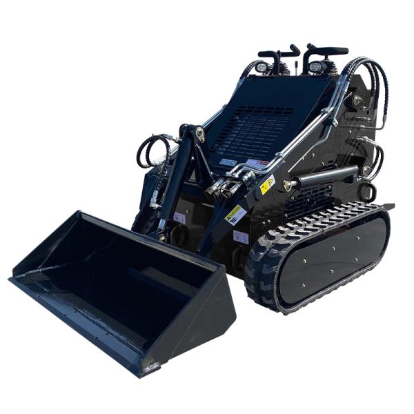 Quality Free Shipping Mini Track Loader diesel Skid Steer Loader with Mower Electric for sale