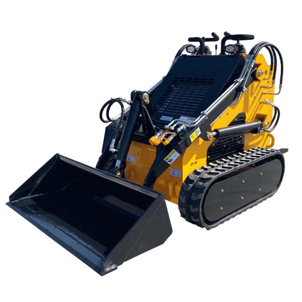 Quality Free Shipping Mini Track Loader diesel Skid Steer Loader with Mower Electric for sale