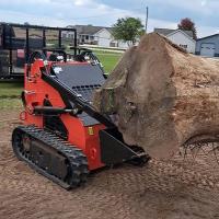 Quality China Euro 5 CE EPA Mini Skid Steer Loader Brush Cutter diesel Gasoline Engine for sale