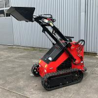Quality Free Shipping! Mini Diesel Wheel Loader with Pallet Fork and Snowplow Skid Steer for sale