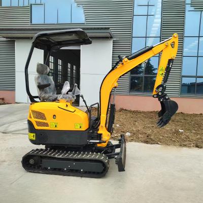 China Free Shipping!!!  Mini Excavator 1.8 Ton Mini Crawler Excavator Farm  Excavator Machine Price for sale