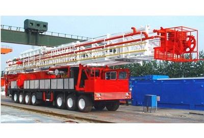 China ZJ40 Oil Drilling Equipment 2250CZ Truck Mounted Drilling Rig 500000lbs Hook Load for sale