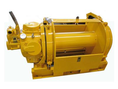 China Compact Pneumatic Winch Heavy Traction Air Winch Stepless Speed for sale
