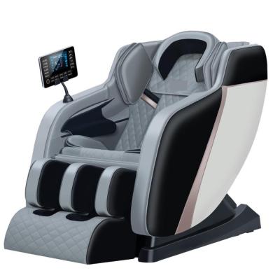 China 4d Zero Gravity Full Electric Body Massage Chair Super Long L Track Heat for sale