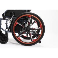 China Microprocessor Electric Wheelchair 150W Motor 20AH Battery Foldable Lightweight Aluminum Frame for sale
