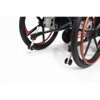 China Microprocessor Electric Wheelchair 150W Motor 20AH Battery Foldable Lightweight Aluminum Frame for sale