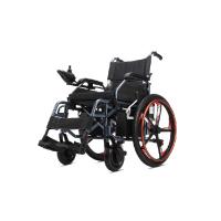 China Microprocessor Electric Wheelchair 150W Motor 20AH Battery Foldable Lightweight Aluminum Frame for sale