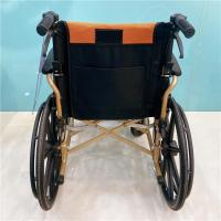 China High Back Manual Wheelchair Ultralight 100kg Capacity 24
