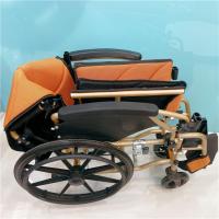 China High Back Manual Wheelchair Ultralight 100kg Capacity 24