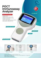 China Hearty Expression HE-POC02V1 Immunoassay Analyzer - Handheld Device with 1000 Result Storage and 10-30 Sample Daily Capacity for sale