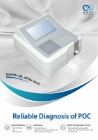 China HE-POC01V1 Barcode Readable Poct Immunoassay Analyzer with 100,000 Result Storage and 7-Inch Touch Screen for sale