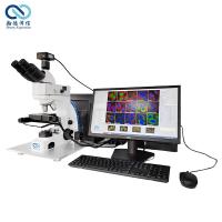 China Binocular LED Microscope with AI Fluorescence 40X-1000X Magnification and Automatic Focus System for sale