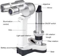 China Portable Digital Ophthalmic Slit Lamp Microscope with Magnification Function for Comprehensive Eye Examinations for sale